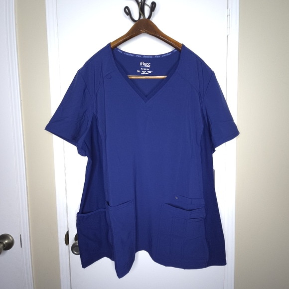 Cherokee | Tops | Cherokee Womens 2xl Medical Scrub Top Iflex Vneck ...